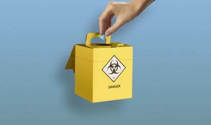 Descarte adequado de medicamentos utilizados ou vencidos